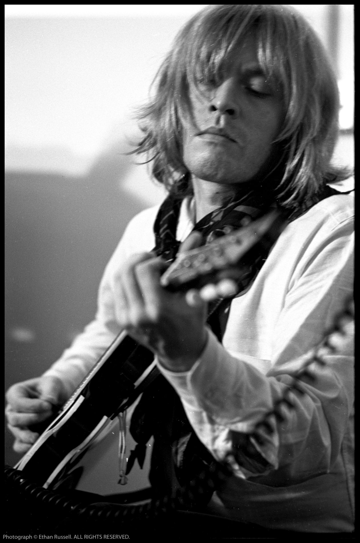 BRIAN JONES IN REHEARSAL 1968 – ETHAN RUSSELL PHOTOGRAPHS