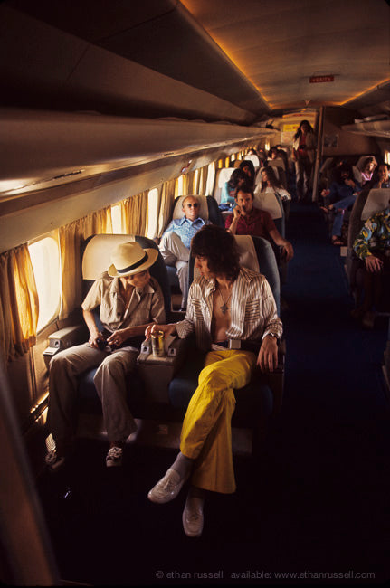 Inside The Rolling Stones Plane 1972 – ETHAN RUSSELL PHOTOGRAPHS